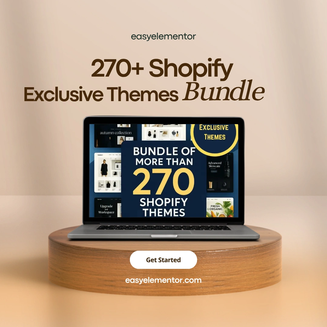 270+ Shopify Templates MRR & PLR Bundle - EasyElementor