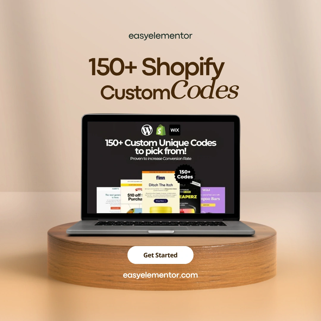 150+ Shopify Custom Codes - EasyElementor