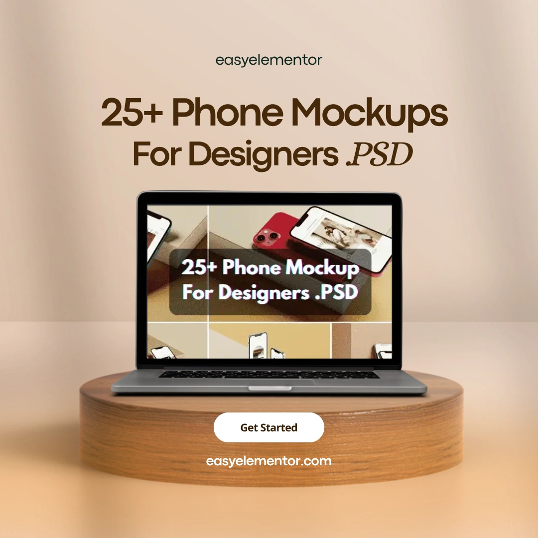 25+ Phone Mockups For Designers .PSD EasyElementor